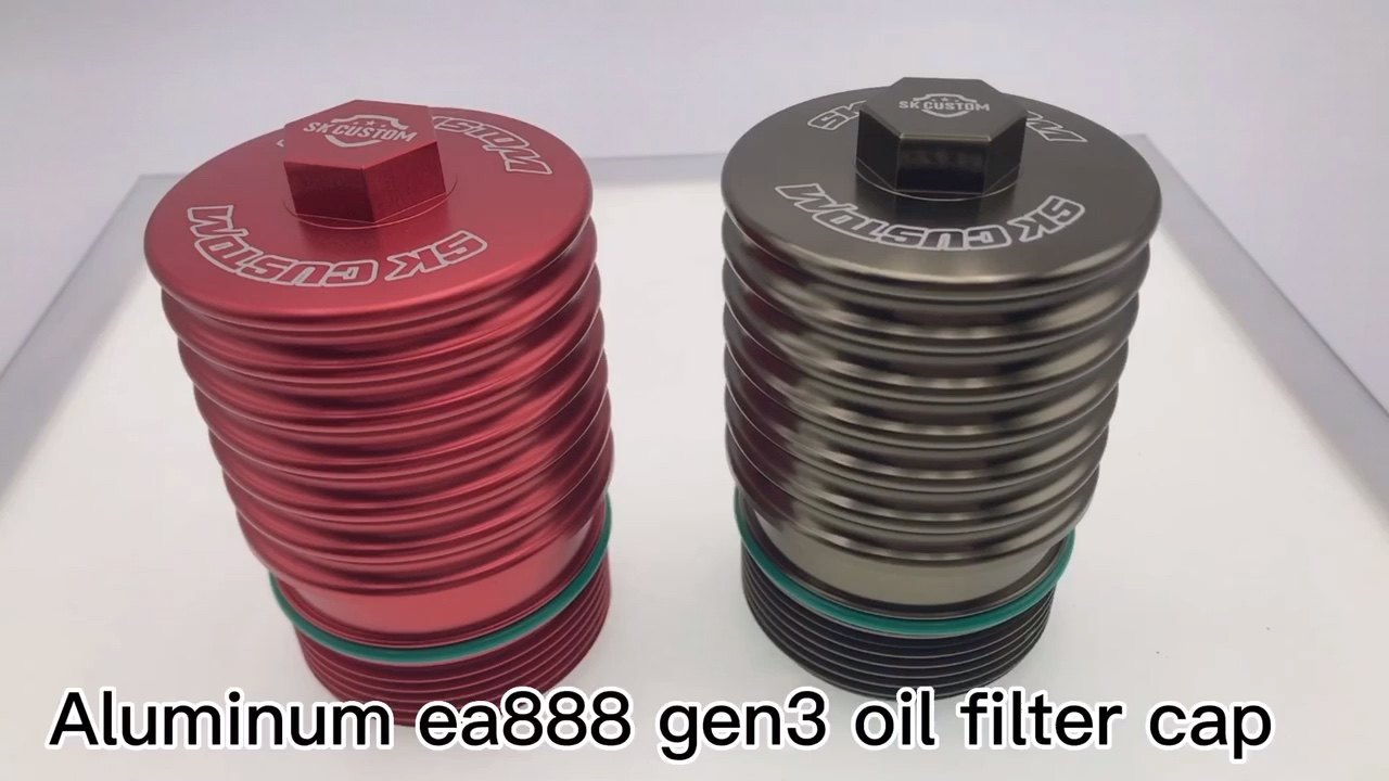 Sk Custom Billet Oil Filter Housing Cover For Volkswagen Ea888 Iii ...