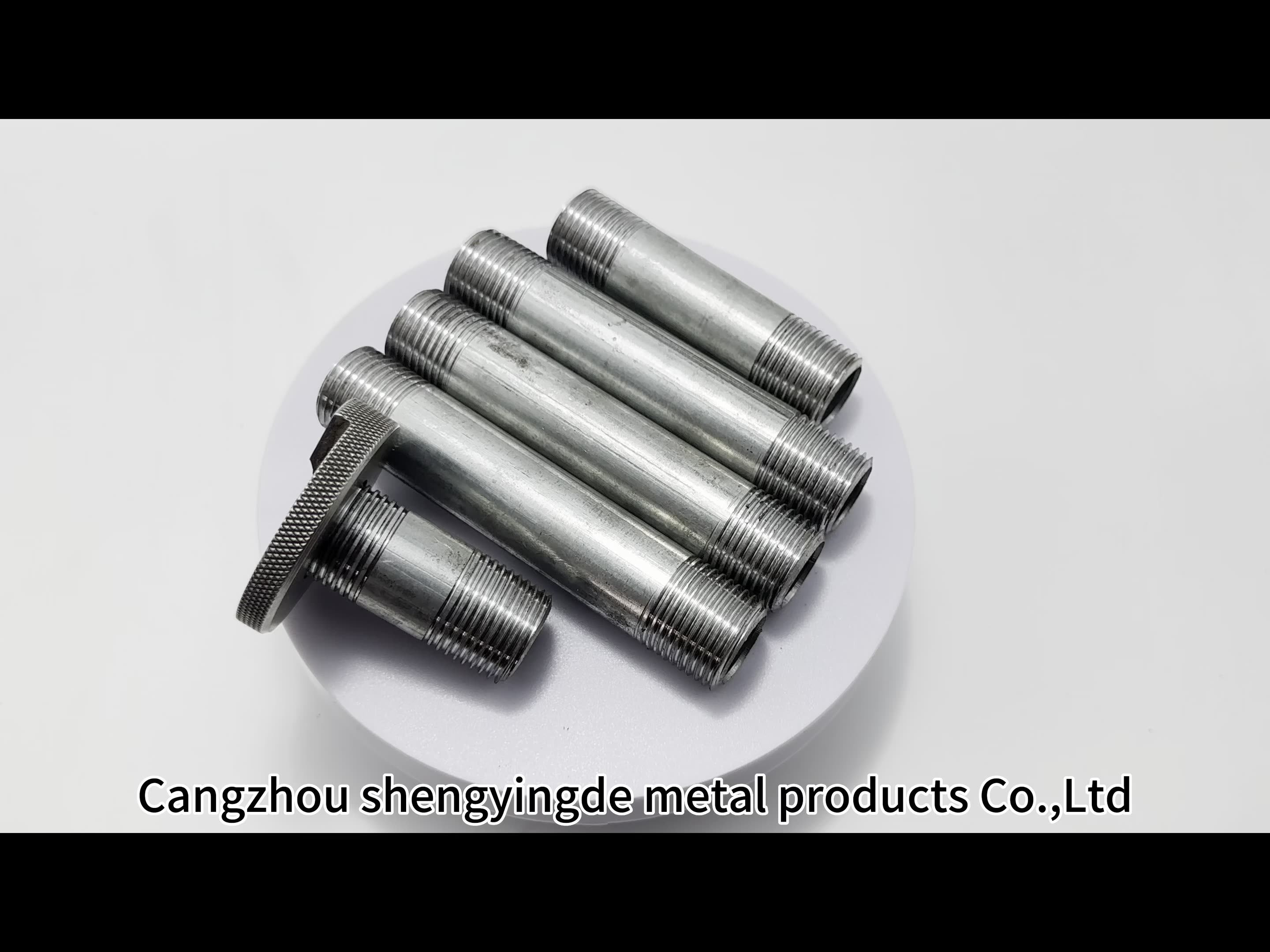 High Quality Pipe Fittings Hose Nipple Bspt Threaded Connector Nipple ...