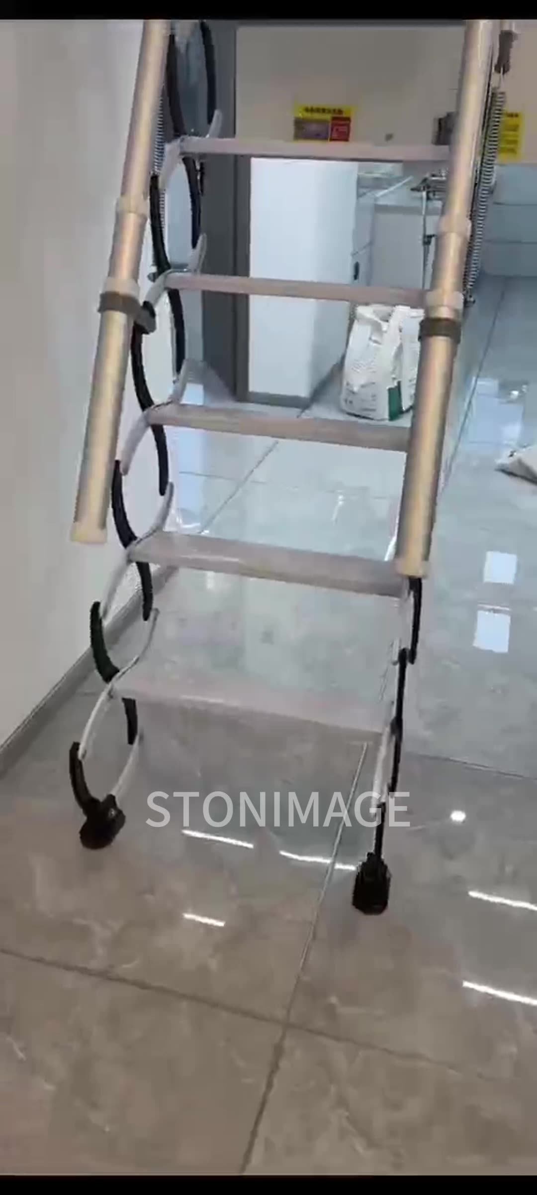 Ceiling Mounted Roof Access Retractable Folding Zip Step Attic Ladders ...