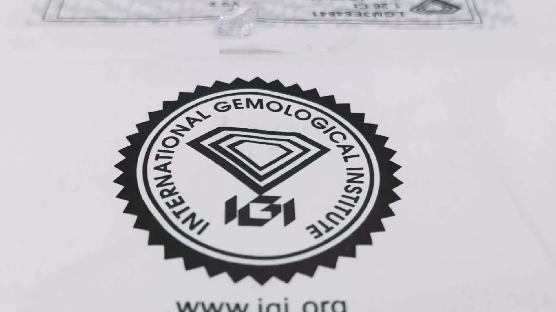 Igi/gia Laboratory Grown Diamond Hpht Cvd Diamond 1-1.49 Carat Vg Vs2 ...