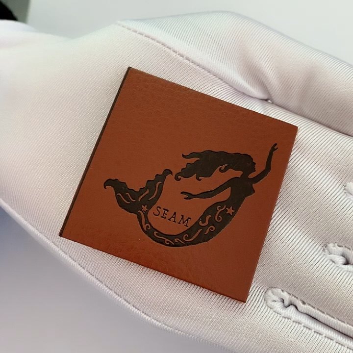 Benutzer Definierte Echte Schwarze Leder Logos,Die Namens-leder ...