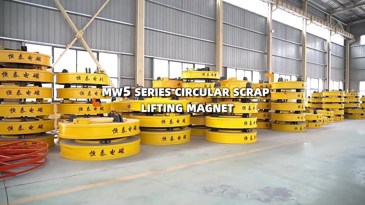 5000kg 4200kg 1ton 3ton Loading And Unloading Magnet Lifting Steel ...