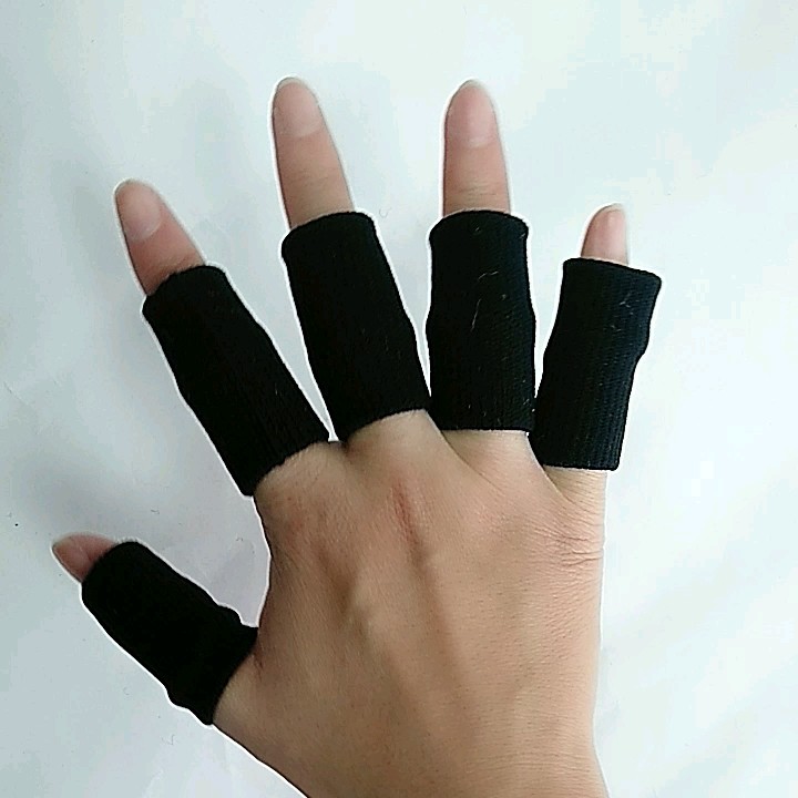 Finger Sleeves Thumb Braces Support Elastic Compression Protector ...