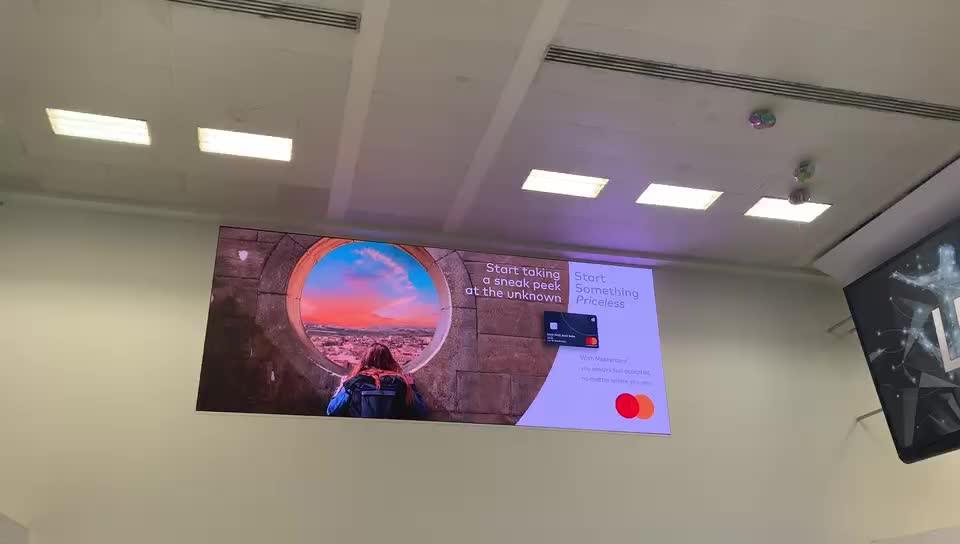 Ultra Slim Smd 10ft X 12ft Led Screen Wall 1.5 Pixel 2k 4k 16:9 Video ...