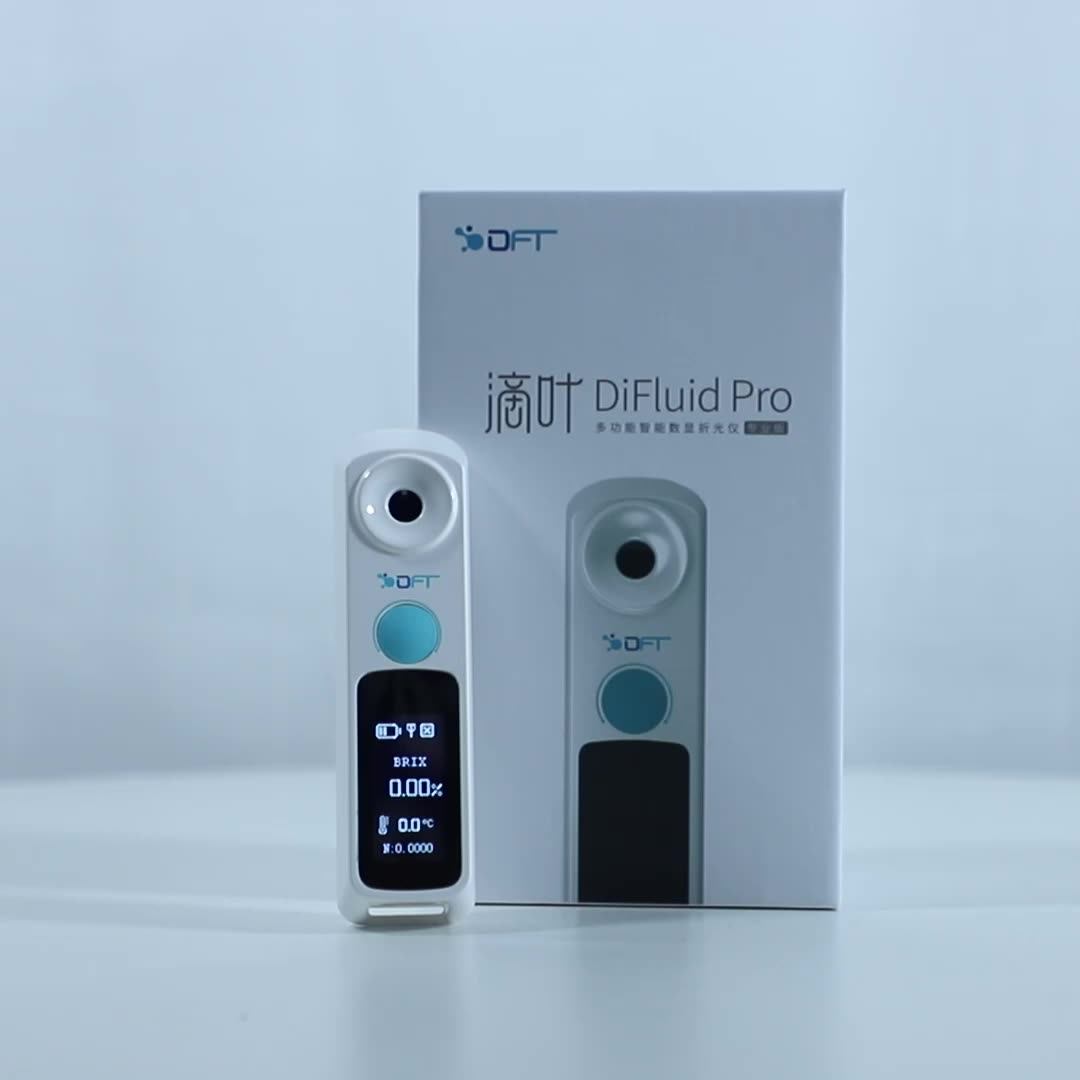 Difluid Sugar Refractometers 0-55% For Milk Of Cow With Atc Refractive ...