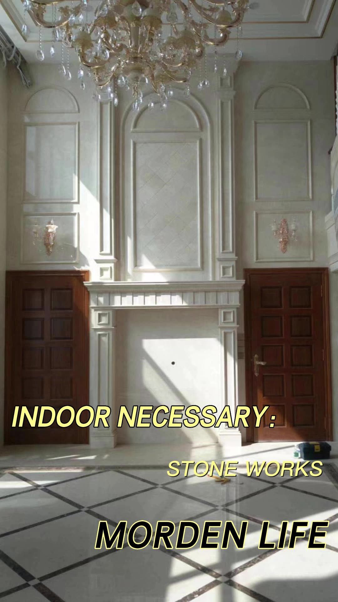 Modern Design Beige Marble Window Sill Cover Customized For Hotel/villa ...