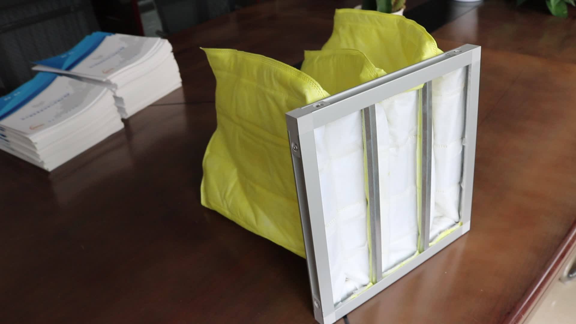 Ventilation Washable Ahu Bag Air Filters G4 F5 F6 F7 F8 F9 - Buy ...