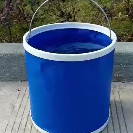 Collapsible Ice Water Camp Storage Bucket Oempromo Foldable Pp Folding ...