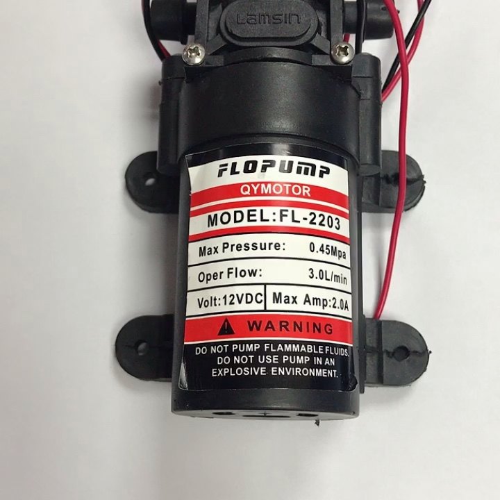 Hight Quality 12v Flopump Car Washer Pump Agricultural Lamin Diaphragm ...