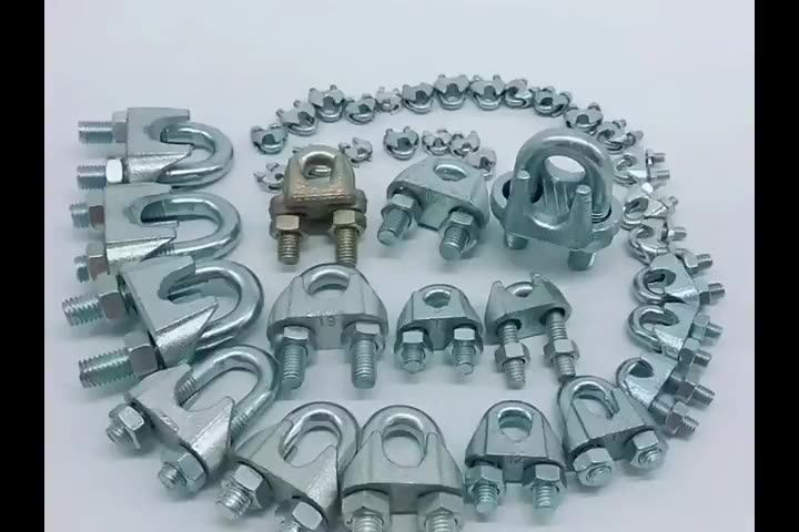 Din 741 Stainless Steel Drop Forged Wire Rope Clamp U Bolt Wire Rope ...