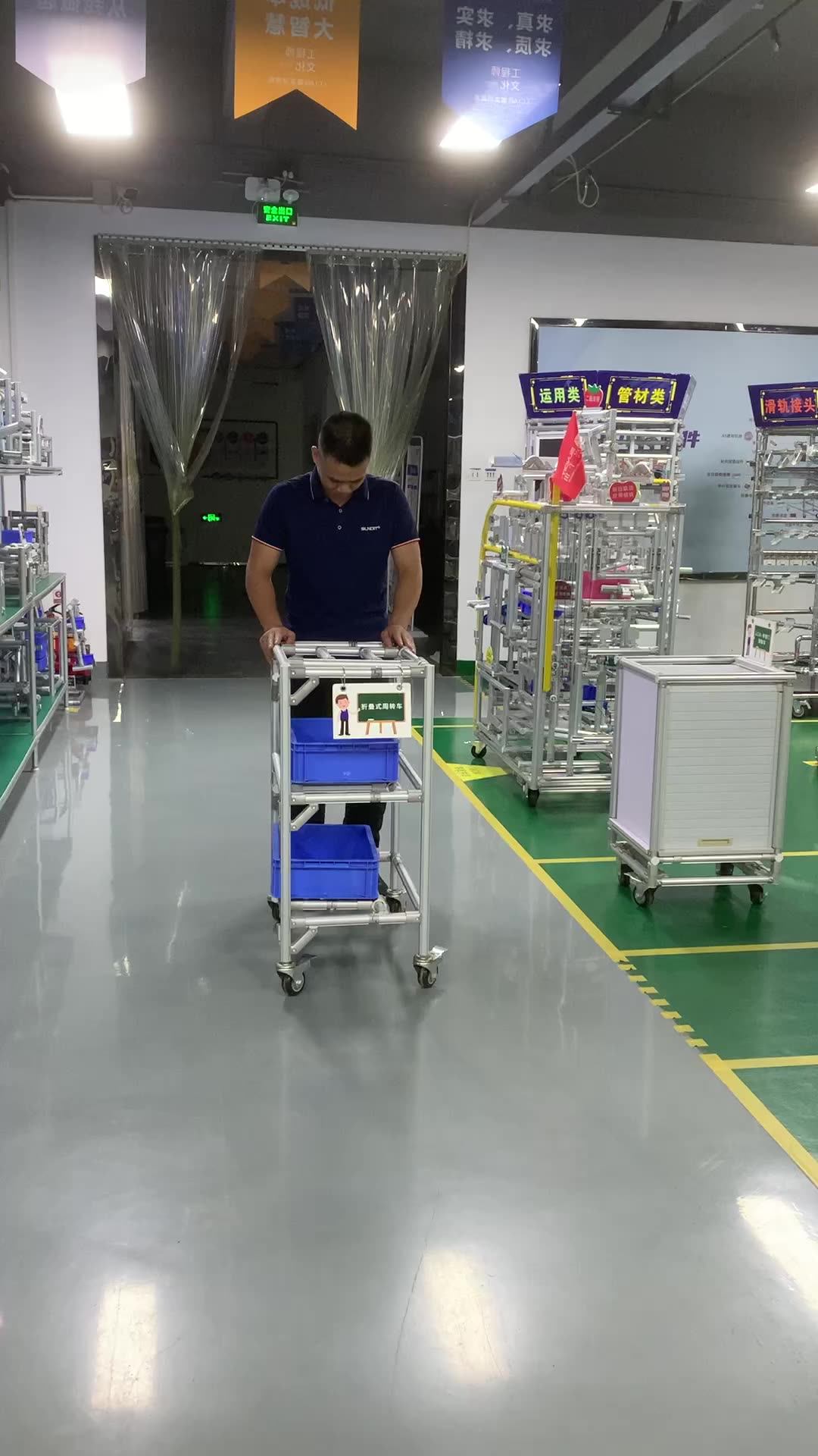 28mm Aluminum Lean Pipe Kaizen Karakuri Tube Industrial Production Rack ...