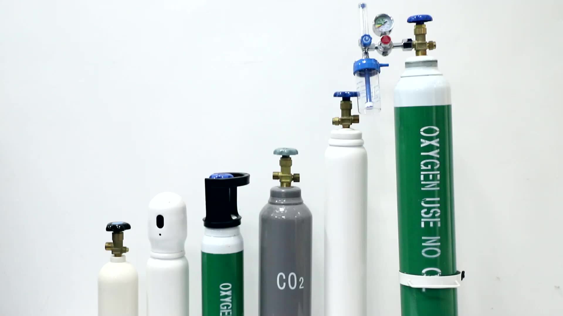 New Oxygen Gas Cylinder 1m3 1.5m3 2m3 3m3 4m3 6m3 Medical Steel Oxygen ...