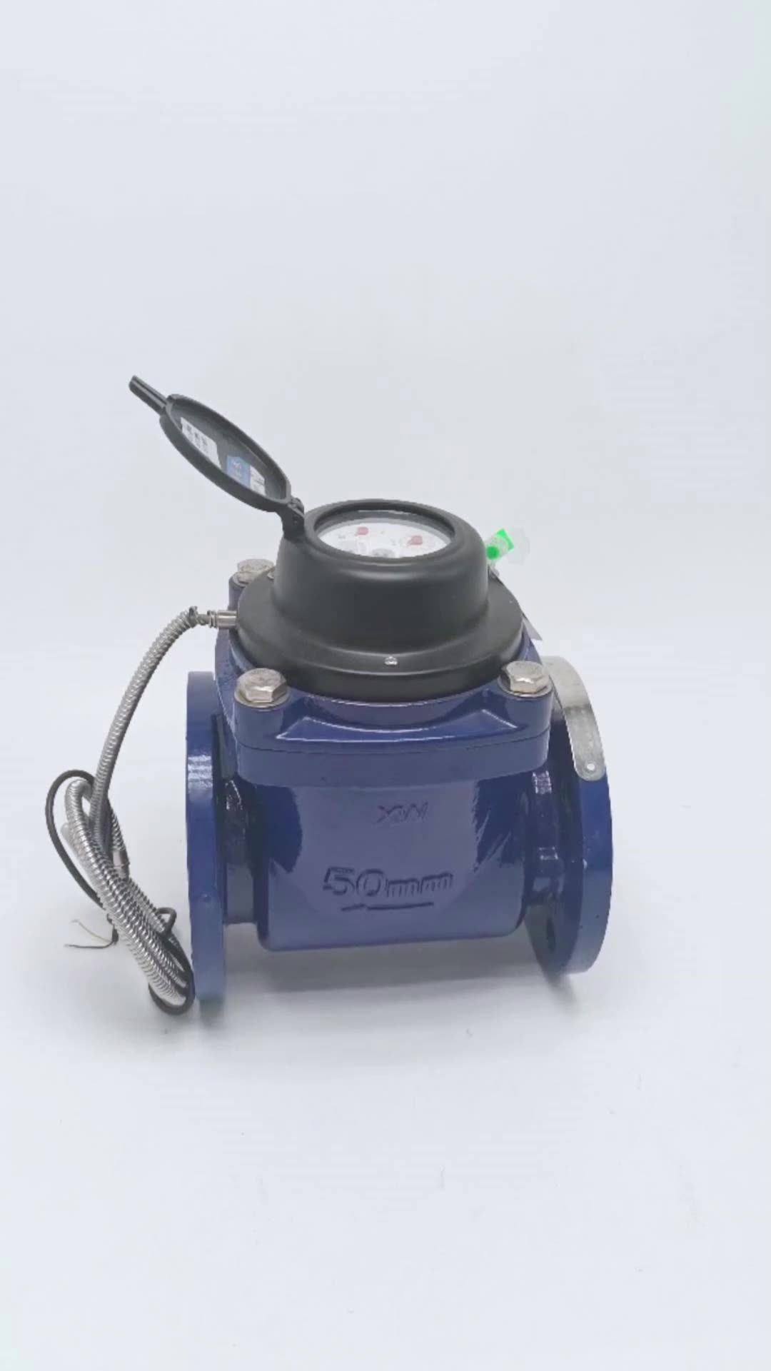 Ip68 R80 R100 Cast Iron And Brass Itron Water Meter Flanged Woltman ...