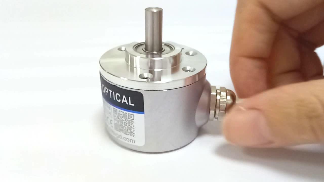 S38 Optical Encoder Incremental Solid Shaft Encoder Rotary Encoders ...