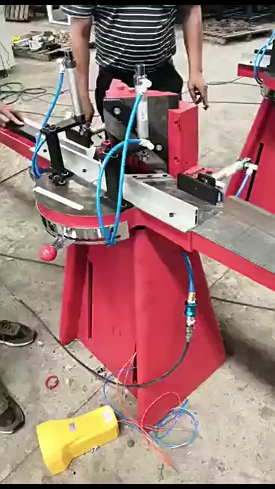 Manual Frame Metre Guillotine Machine Standing Frame Saw Cutting ...