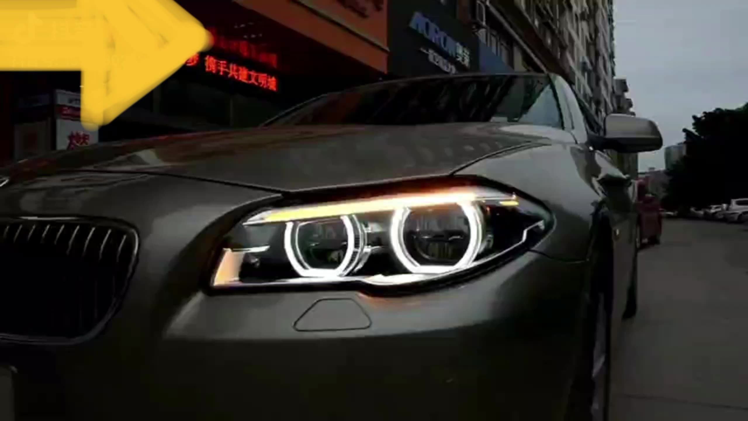 Angel Eyes F10 Headlights for BMW 5 Series - LED Upgrade