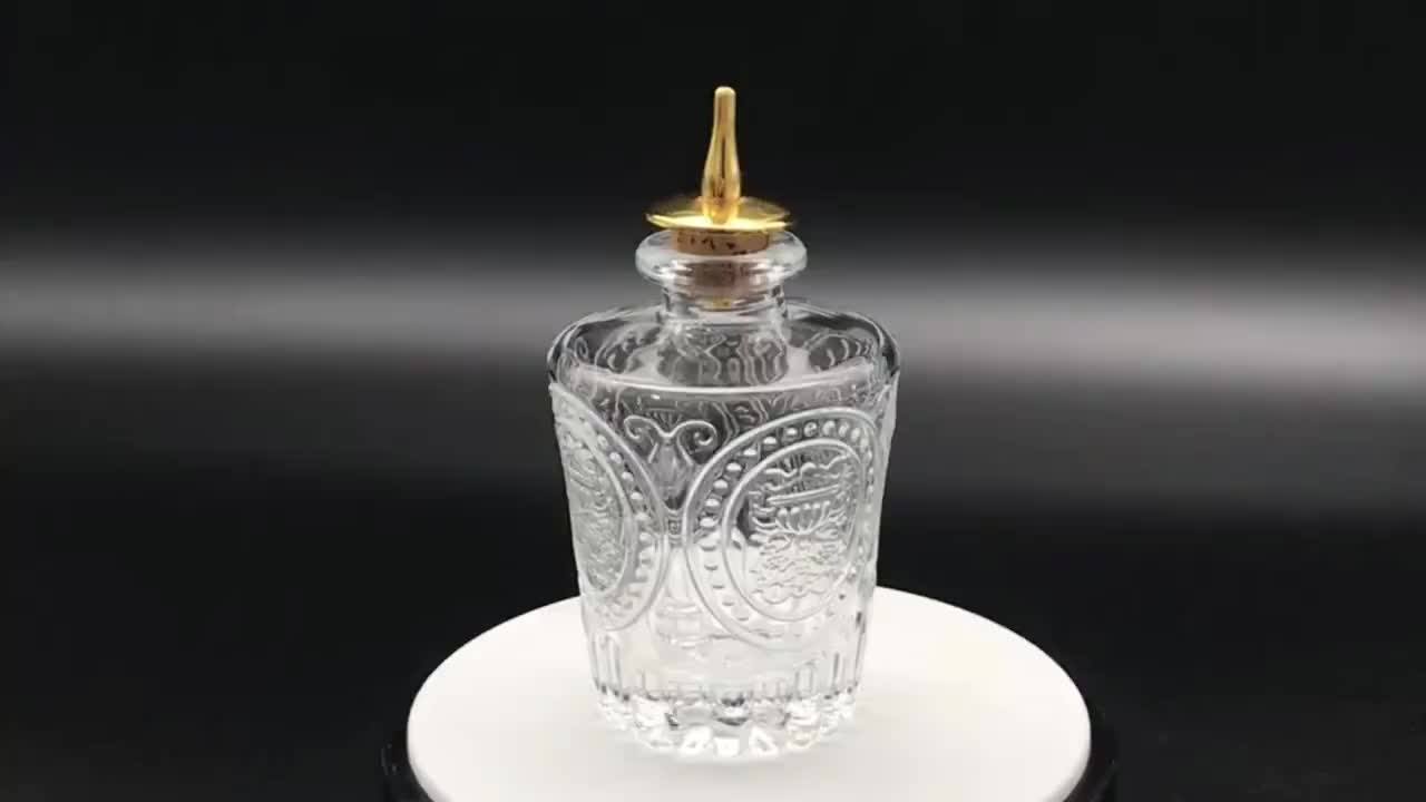 130ml Vintage Style Donatello Dash Bottle Bitter Bottle Glass Liquor ...