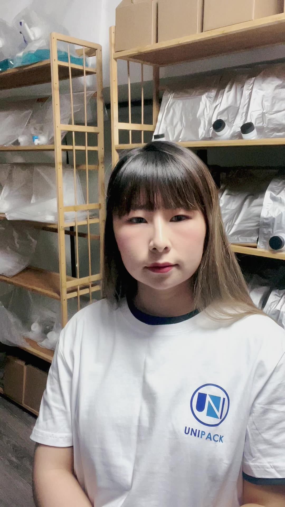 Unipack Custom Liquid Water Aseptic Fruit Juice Plastic Tap Bag In Box ...