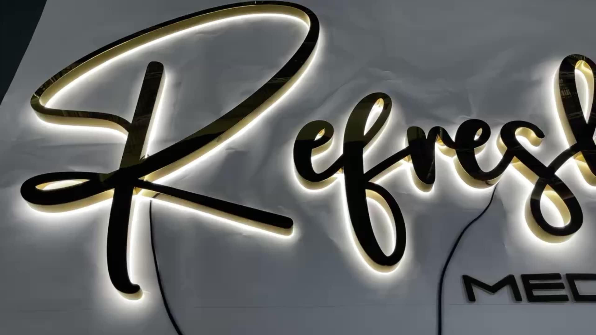 Acrylic Signs 3d Led Letter Sign Suppliers Backlit Channel Letters ...