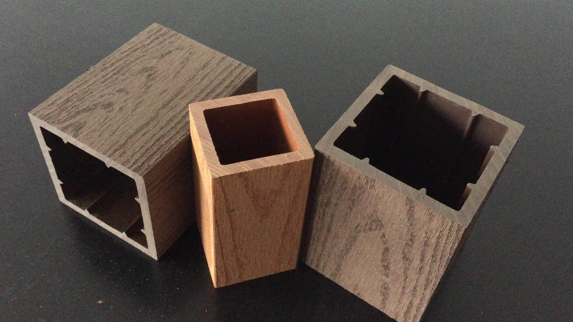 Wpc Square Tube China Wpc Board Anti-uv Timber Decking Outdoor Wood ...