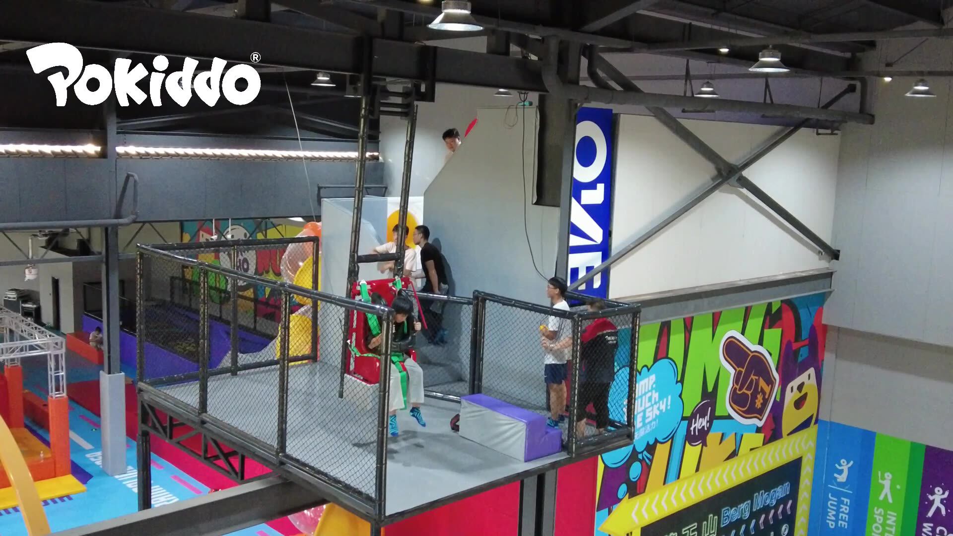 Pokiddo Indoor Playground Attractions Trampoline Park Adventure Games ...