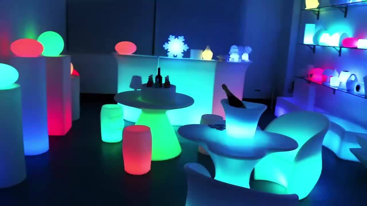 Light-emitting Cylinder Pillar Light Decorative Wedding Floor Lamps ...