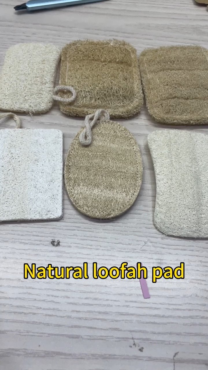 Customized Organic Loofah Kitchen Dish Sponges Luffa Scrub Pads For ...