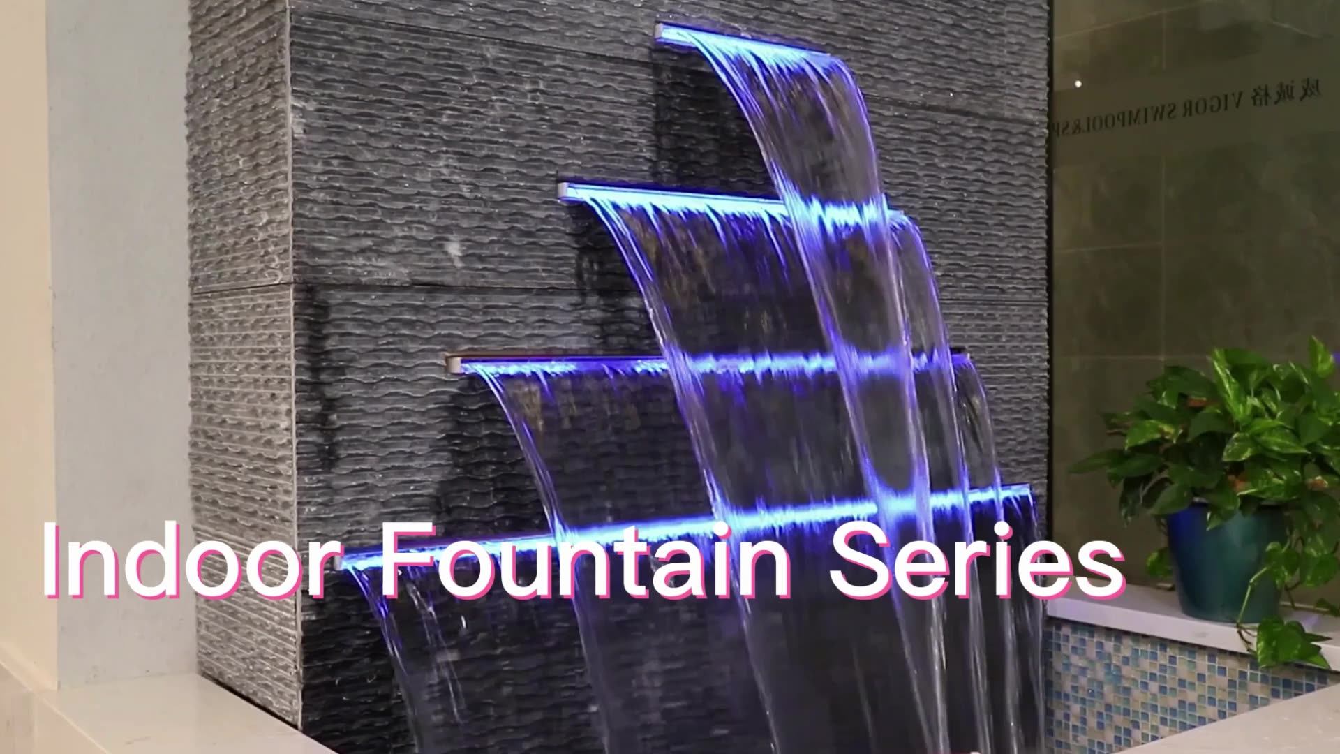 Best Selling Acrylic Garden Wall Sheer Descent Indoor And Outdoor Water ...