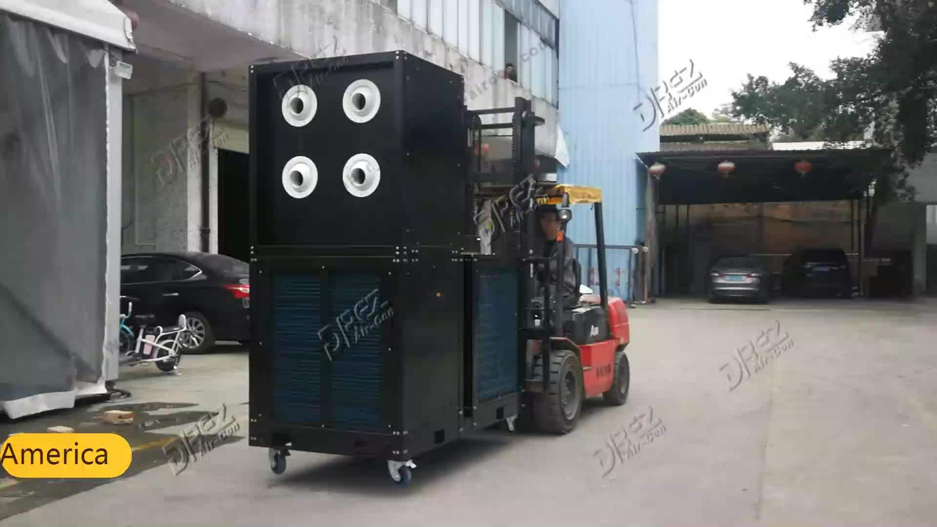 Outdoor Marquee Event Packaged Ac Units 10ton Industrial Air ...