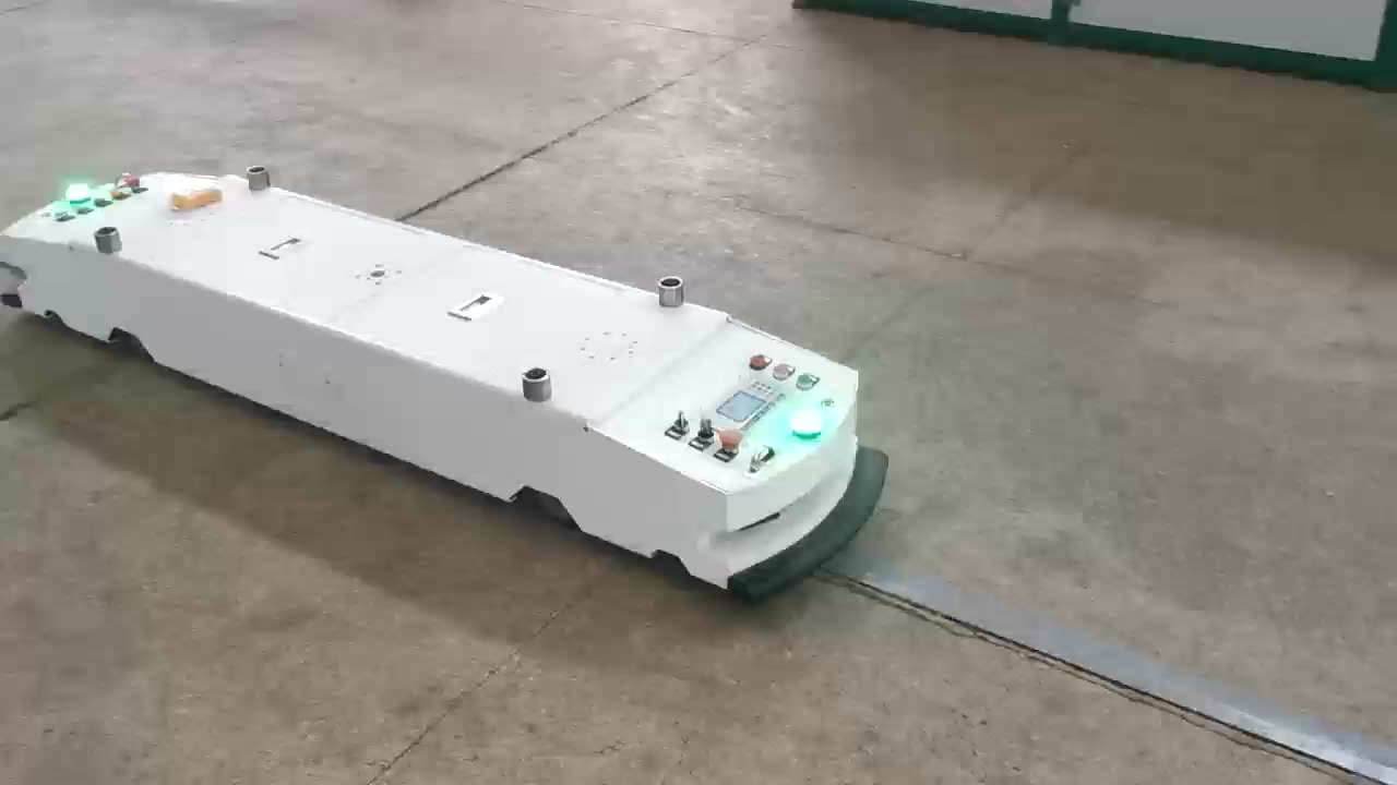 Agv Automated Guided Vehicle Logistics Robot Magnetic Navigation - Buy ...