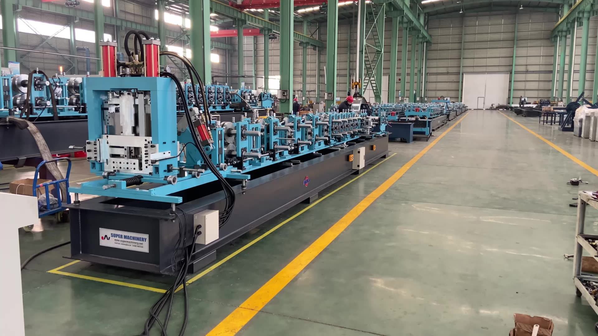 1-4mm Thickness Quick Size Change Building Material Machinery Cz Purlin ...