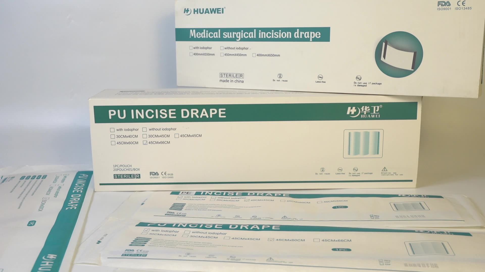 Sterile Adhesive Film Drapes For Clean Surgeries Surgical Incise ...