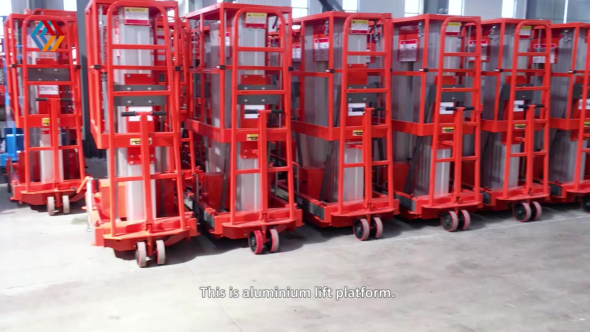 4-24m Portable Vertical Hydraulic Ladder Mast Electric Man Aluminum ...