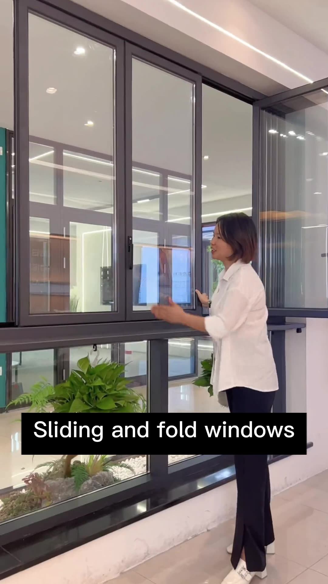 Alucasa Panoramic Fold Windows Slide Insulating Energy Folding Glass ...