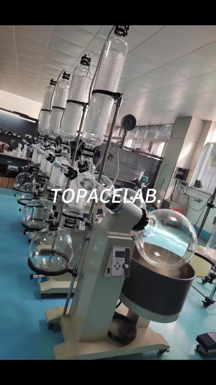 Topacelab 10l-50l Rotary Evaporator Chiller Vacuum Pump Stainless Steel ...