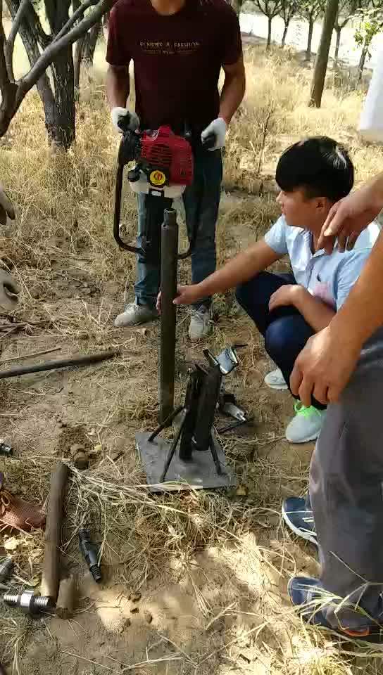 10~15 Meters Qtz-2 Soil Core Sampler / Soil Drilling Equipment / Hole ...