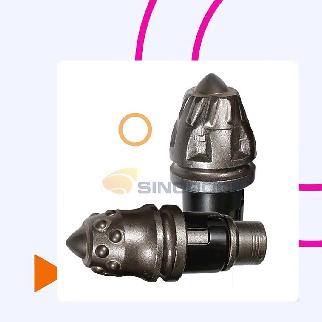 Rotary Tbm Tunnel Boring Machine Tools Part Crusher Pick Round Shank ...