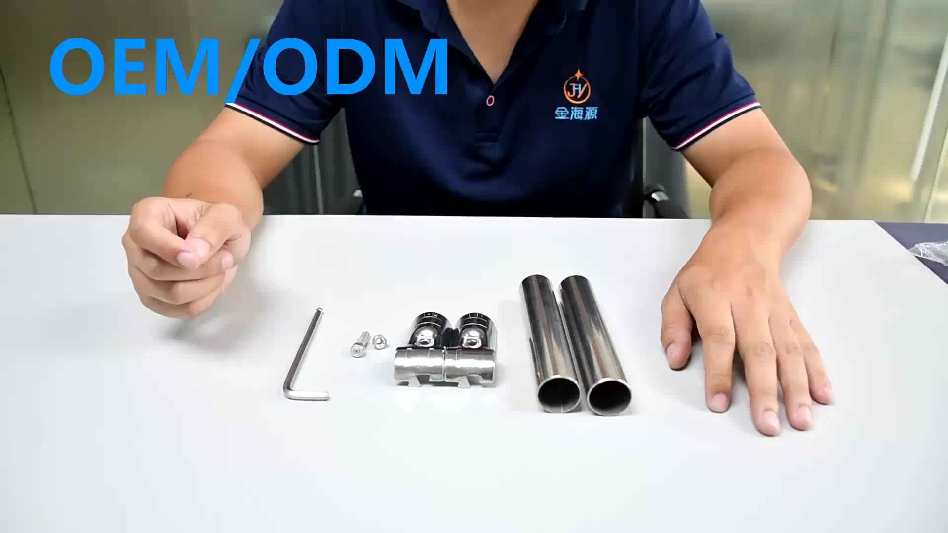 2023 Hot Attaching Metal Joint Pipe Fittings Lean Tube Connectors Metal ...