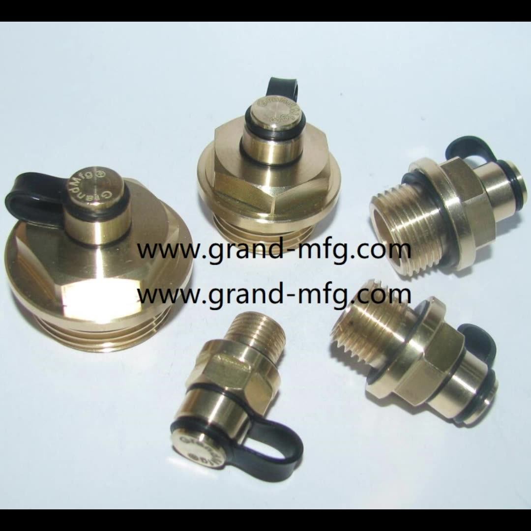 3/8" Male Thread Air Vent Brass Breather Vent Valve For Gear Unit,Speed ...