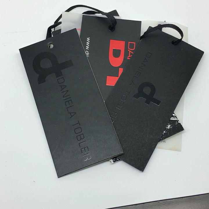 Wholesale Luxury Clothing Hangtags Label Custom Paper Hang Tag With ...