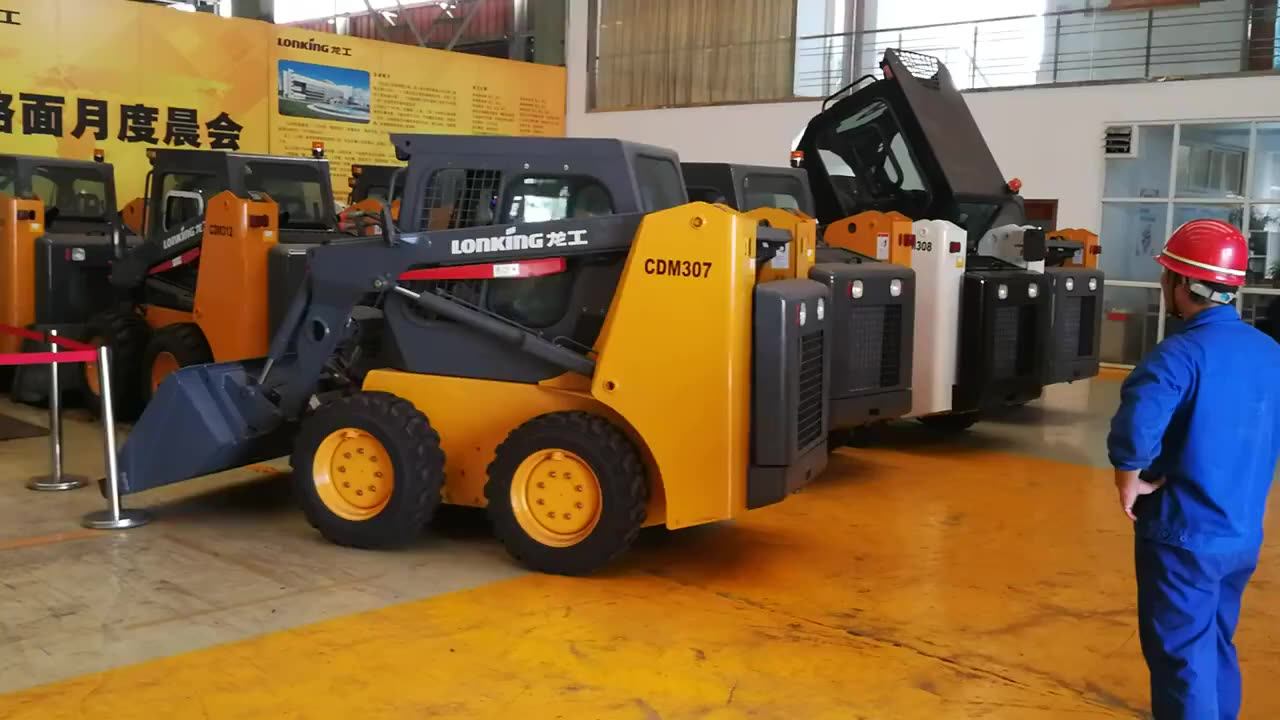 Lonking 50hp Skid Steer Loader Cdm307 Mini Loader Price - Buy Mini ...