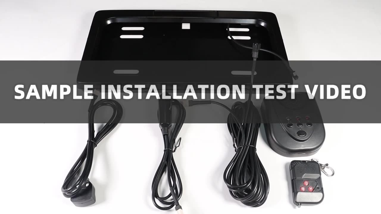Hot Reversible License Plate Holder Flipper Remotes Control Electric ...