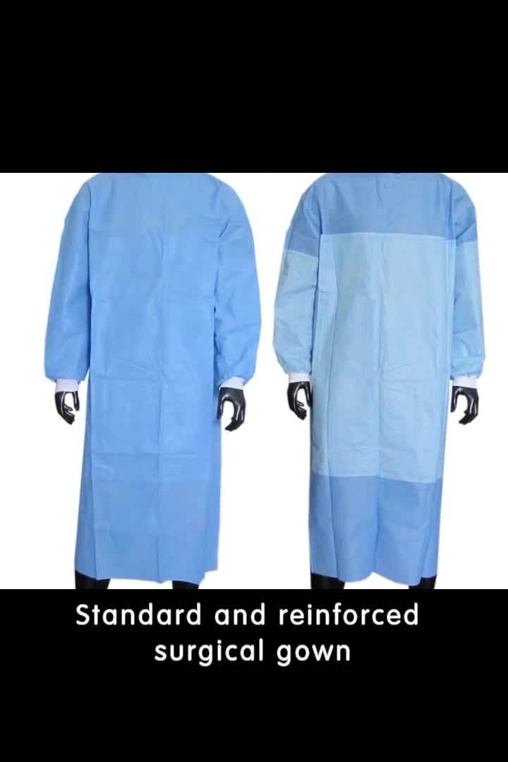 Disposable Nonwoven Doctor Nurse Medical Gown Chemotherapy Gowns - Buy ...