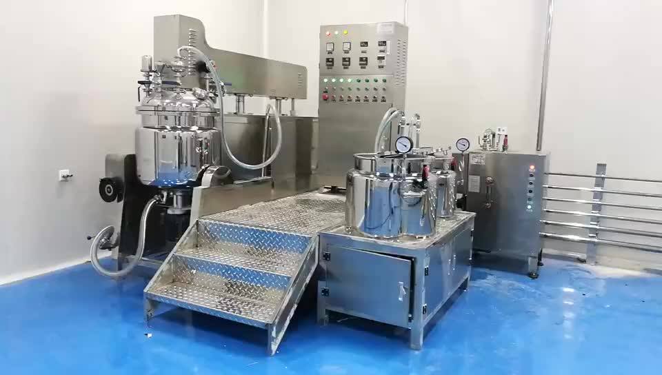 300l Bottom Homogenizer Cosmetic Cream And Ointment Production Line ...