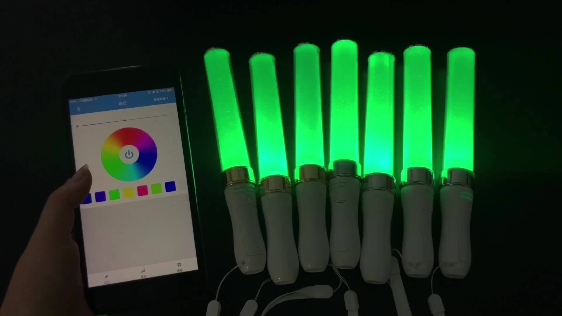 Mobile Phone Controlled Concert Light Stick Led Stick For Party Event ...