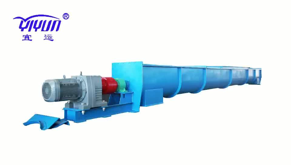 Stainless Steel Spiral Screw Grain Auger Conveyor With Hopper For Food ...