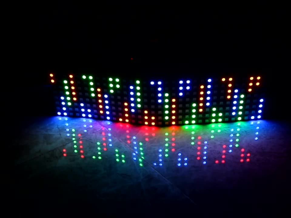 P10 Magic Addressable Flexible Sk6812 Ws2812b 5050 Rgb 8x32 Pixels ...