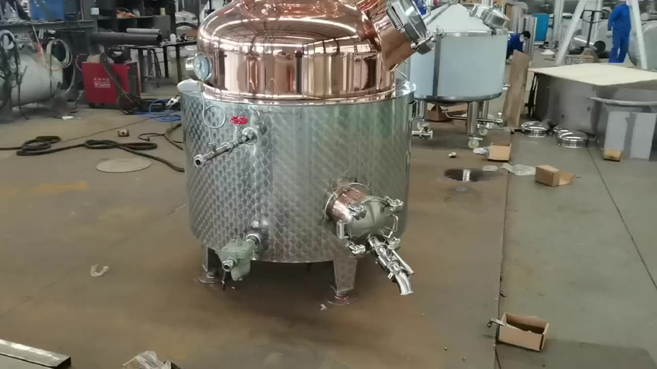 Distillation Column Industrial Alcohol Production Line Gin Distillery ...