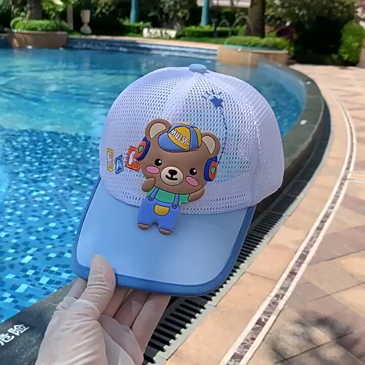 Cartoon Mesh Children Kids Baseball Cap Summer Breathable Boys Girls ...