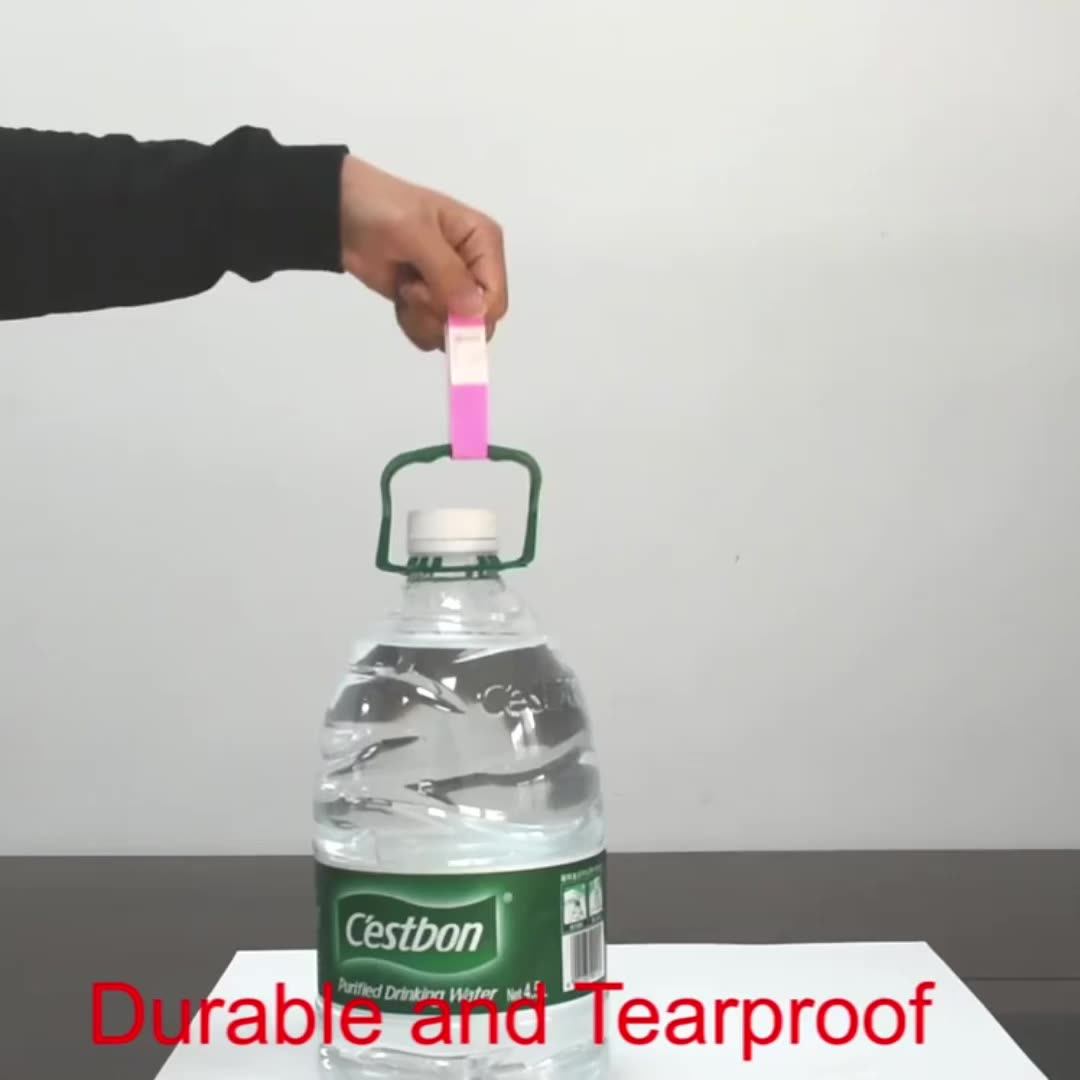 Custom Printable Complicated Barcode Waterproof Disposable One Time Use ...